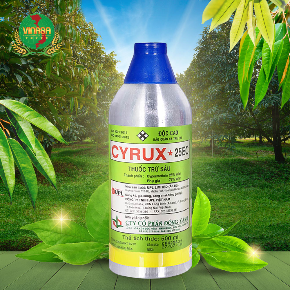 Cyrux 25EC thuốc đặc trị sâu, rầy cho các loại cây trồng