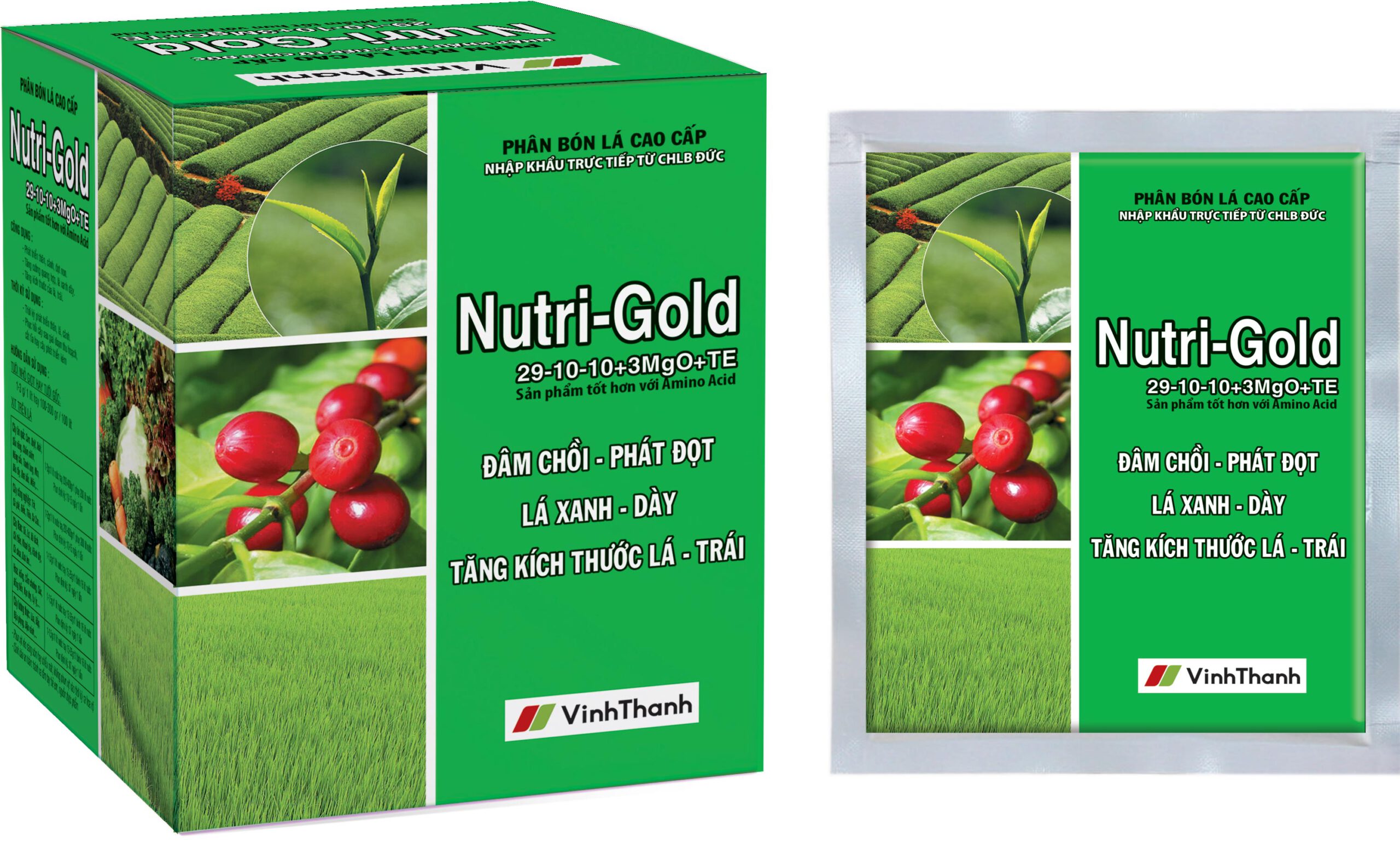 NUTRI-GOLD 29-10-10+ 3MGO+ TE • Vinasa Agri Tech J.S.C