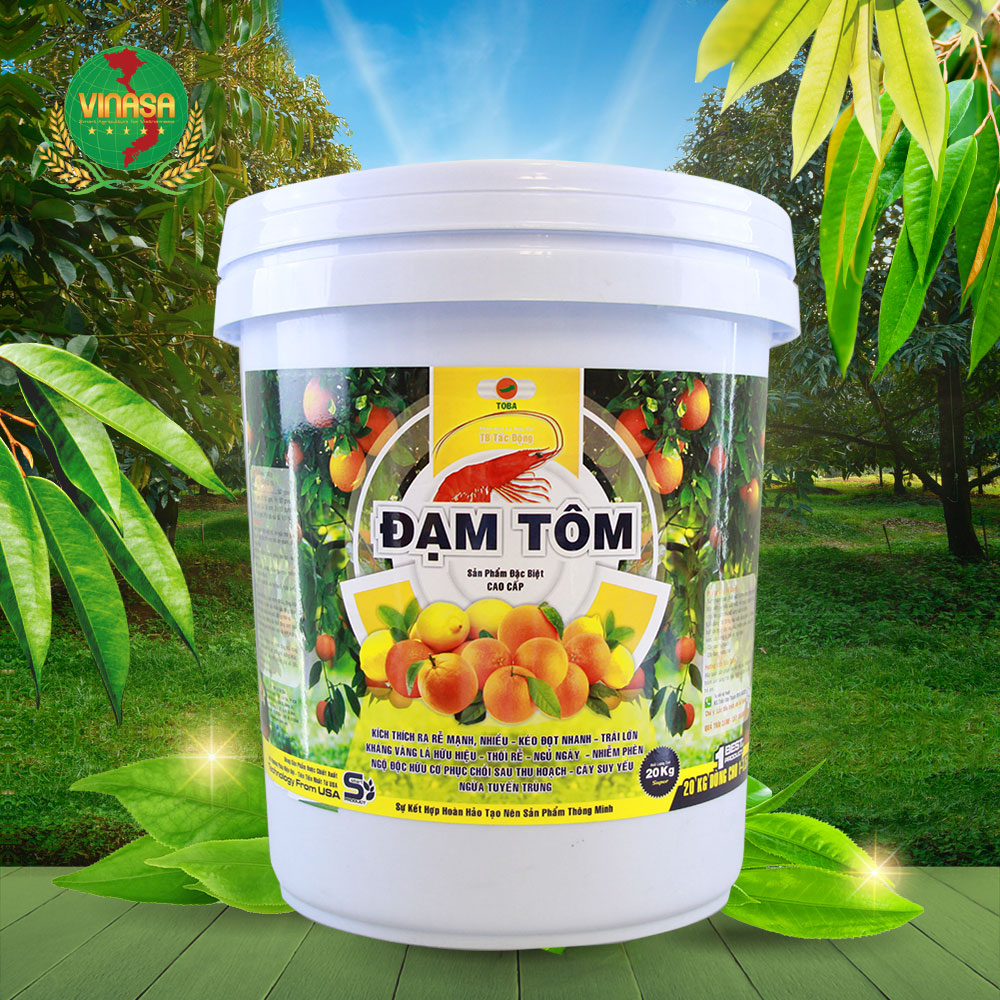 Xô tưới Đạm Tôm cho cây trồng • Vinasa Agri Tech J.S.C
